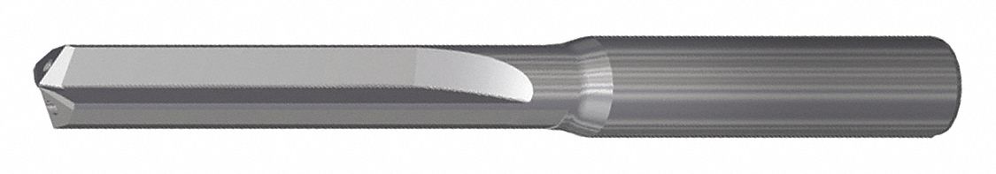 WIDIA, 4 mm, 130° 4-Facet Point, Straight Flute Drill Bit - 432M42 ...