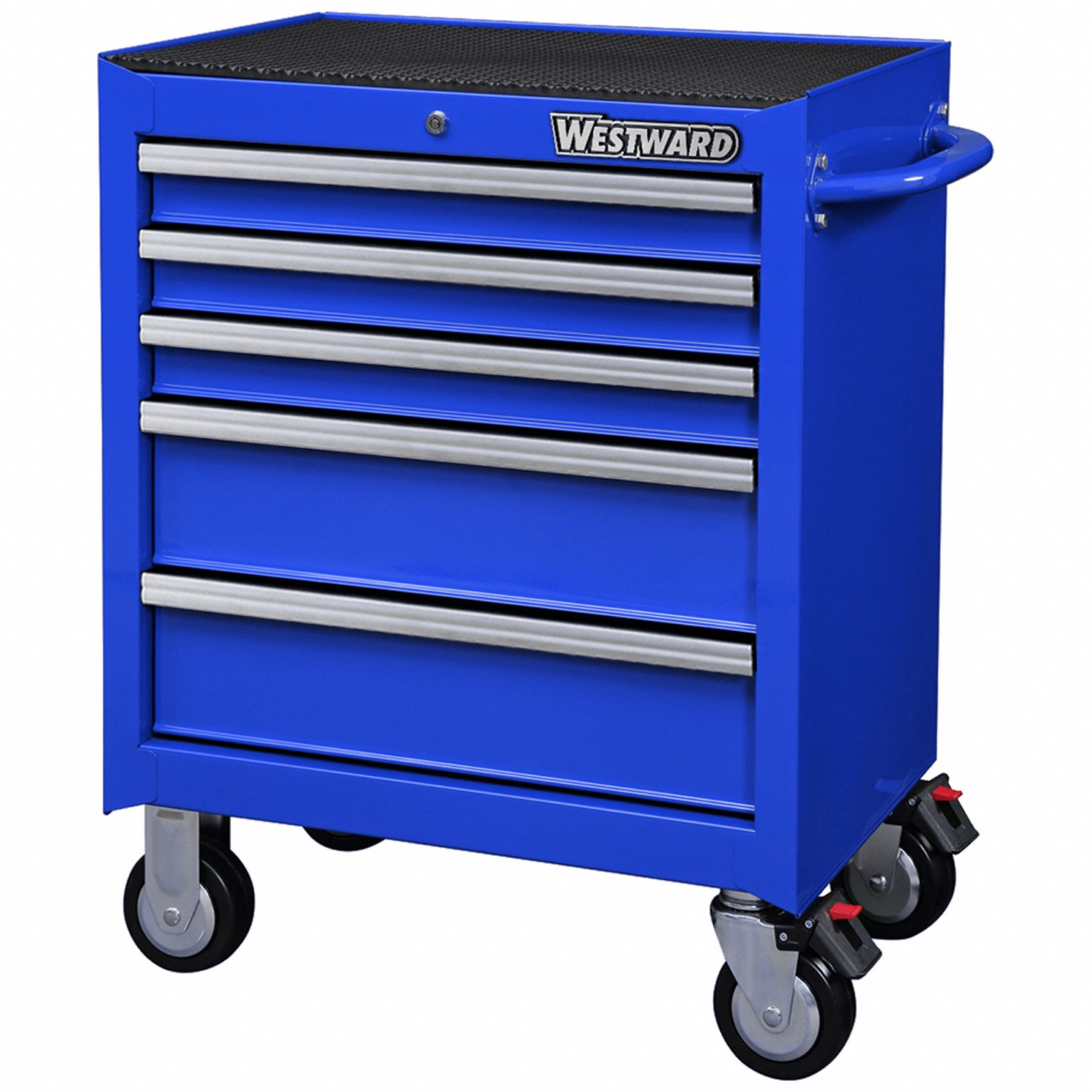 WESTWARD, Blue / Blue Drawer, 26 11/16 in W x 18 in D x 33 3/8 in H ...