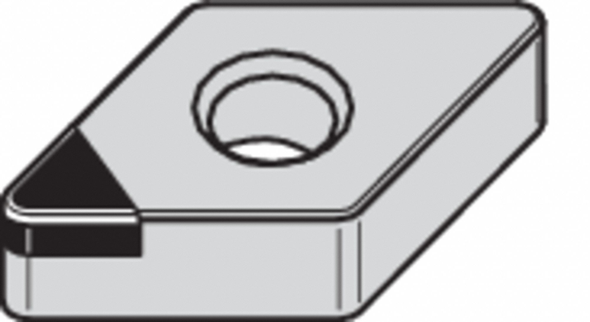 WIDIA, DNGA Insert, Alumina Ceramic, Diamond Turning Insert - 433D36 ...