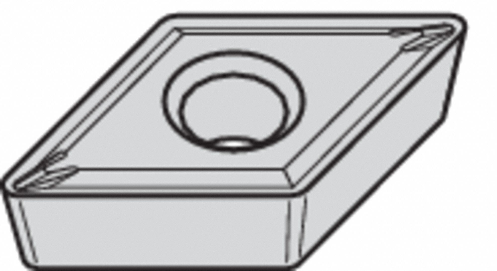 WIDIA, DCGT Insert, Neutral, Diamond Turning Insert - 433F07|DCGT21501P ...