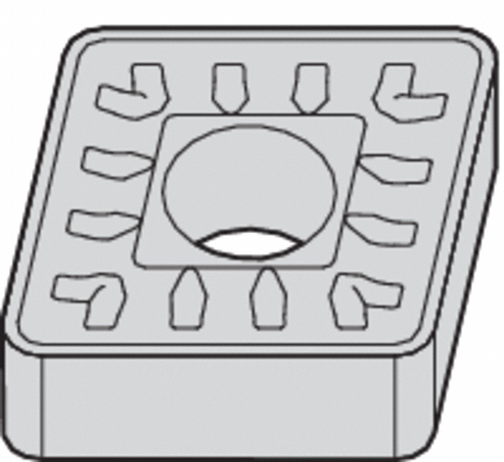 WIDIA, CNMM Insert, Neutral, Diamond Turning Insert - 433Y38|CNMM644SR ...