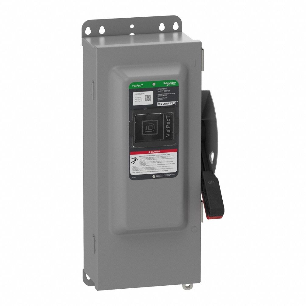 SCHNEIDER ELECTRIC, Fusible, 100 A, Safety Switch - 808J86|VH363NAWKGL ...
