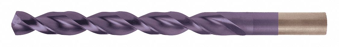 CLEVELAND Jobber Length Drill Bit: #30 Drill Bit Size, 1 5/8 in Flute ...