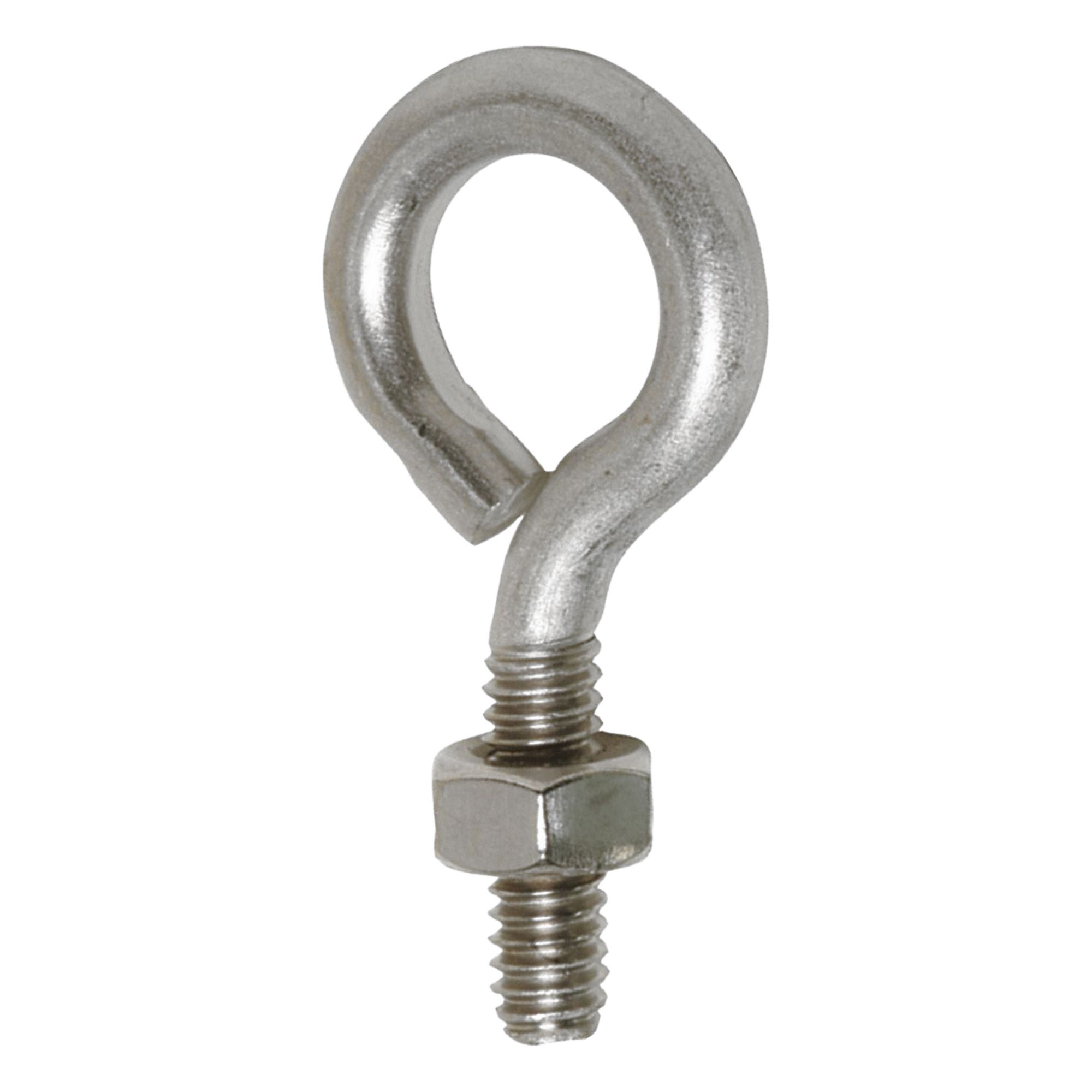 BIRD BARRIER, Eye Bolt with Nut, Stainless Steel, Eye Bolt with Nut ...