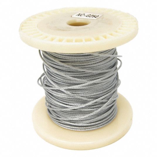 BIRD BARRIER, Netting Perimeter Cable, Galvanized Steel, Netting ...