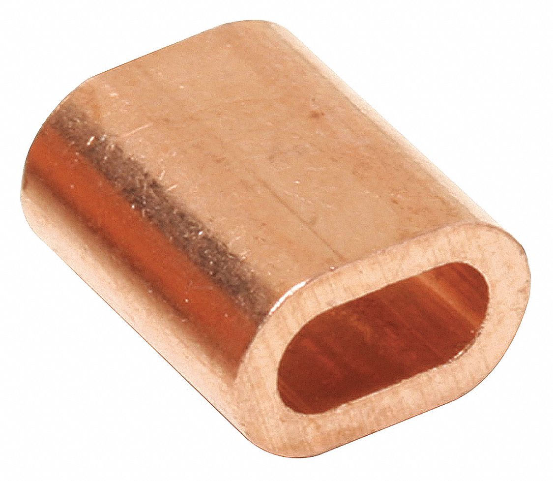 BIRD BARRIER, Netting Cable Ferrules, Copper, Copper Ferrule - 436G71 ...