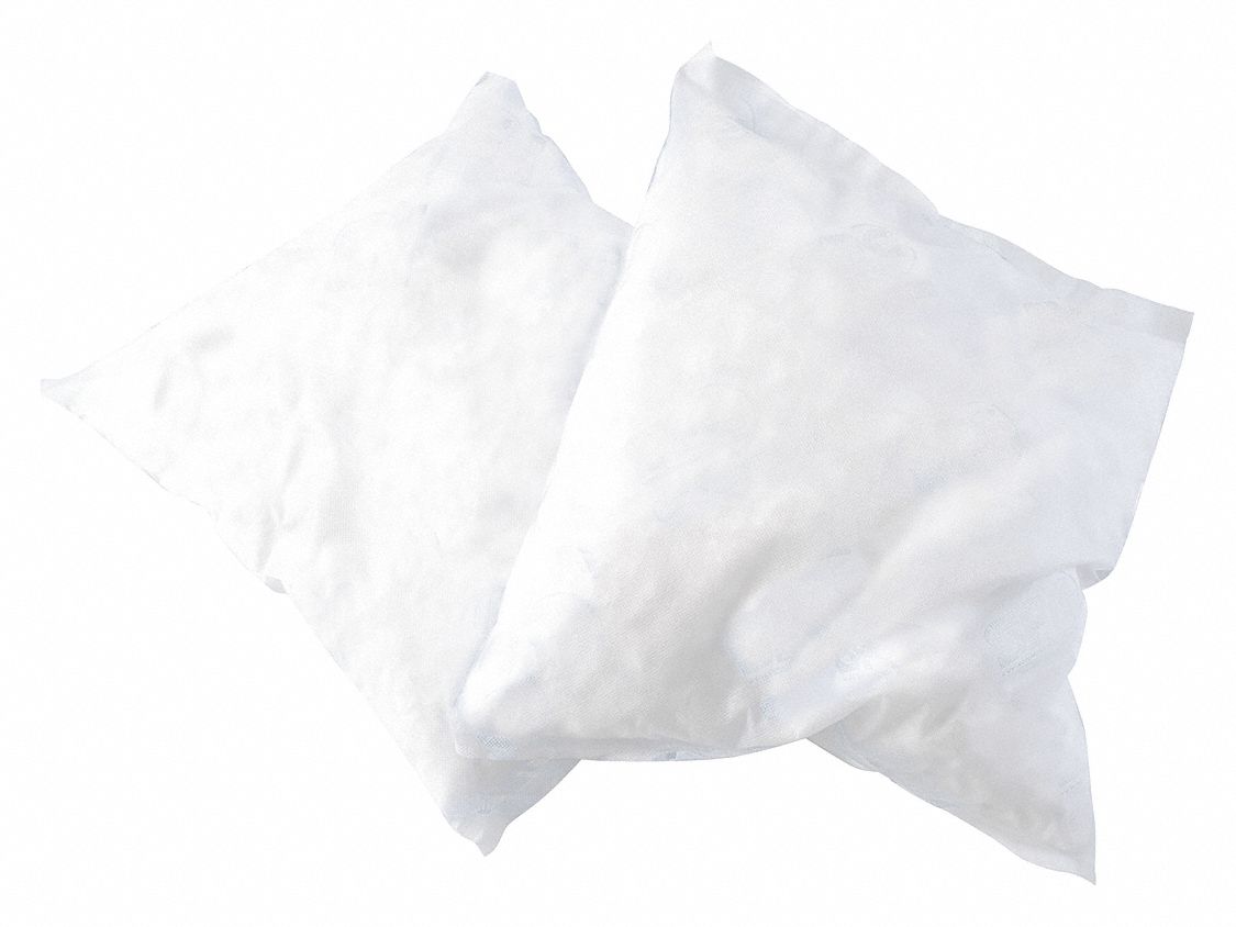 CONDOR, 9 in x 9 in, Polypropylene, Absorbent Pillow - 436M90|436M90 ...