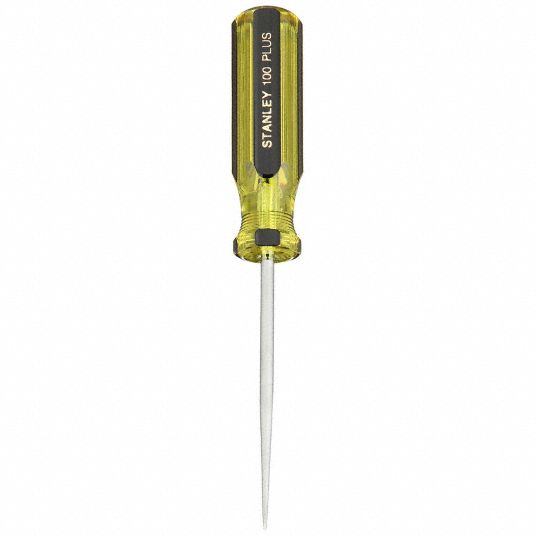 7 1/4 in Overall Lg, Straight, Scratch Awl - 437H95|69-006-A - Grainger
