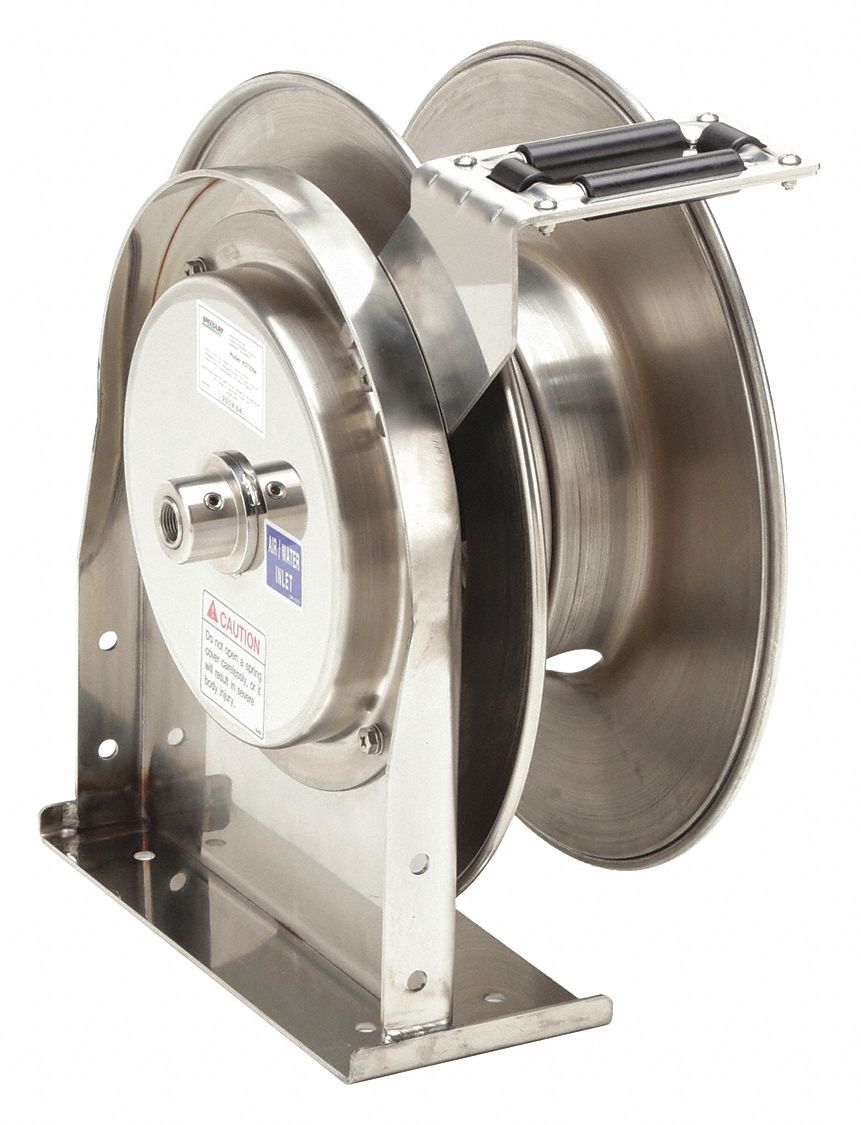 Spring Return Hose Reel - 437J09|437J09 - Grainger