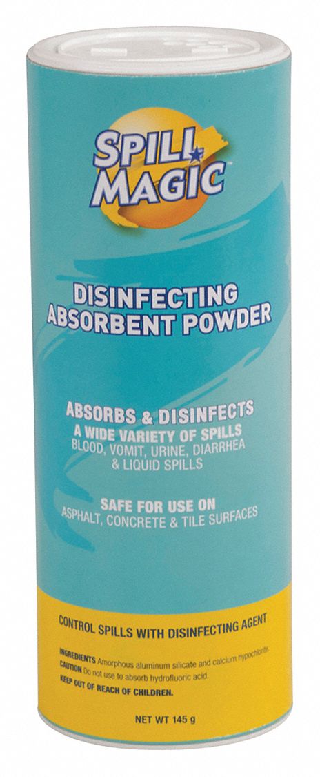 SPILL MAGIC, 1 gal Volume Absorbed per Pkg., 0.5 lb Wt, Disinfecting ...