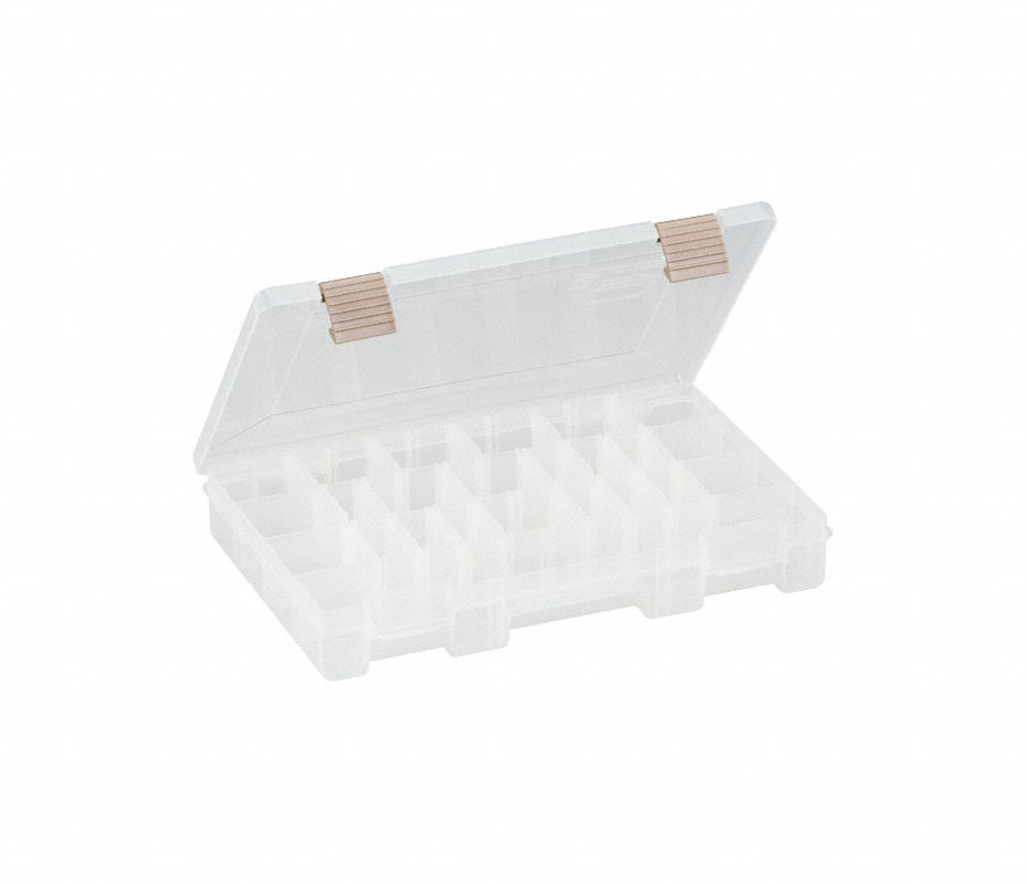 PLANO MOLDING Caja con Compartimentos, Pestillo, Transparente, No ...