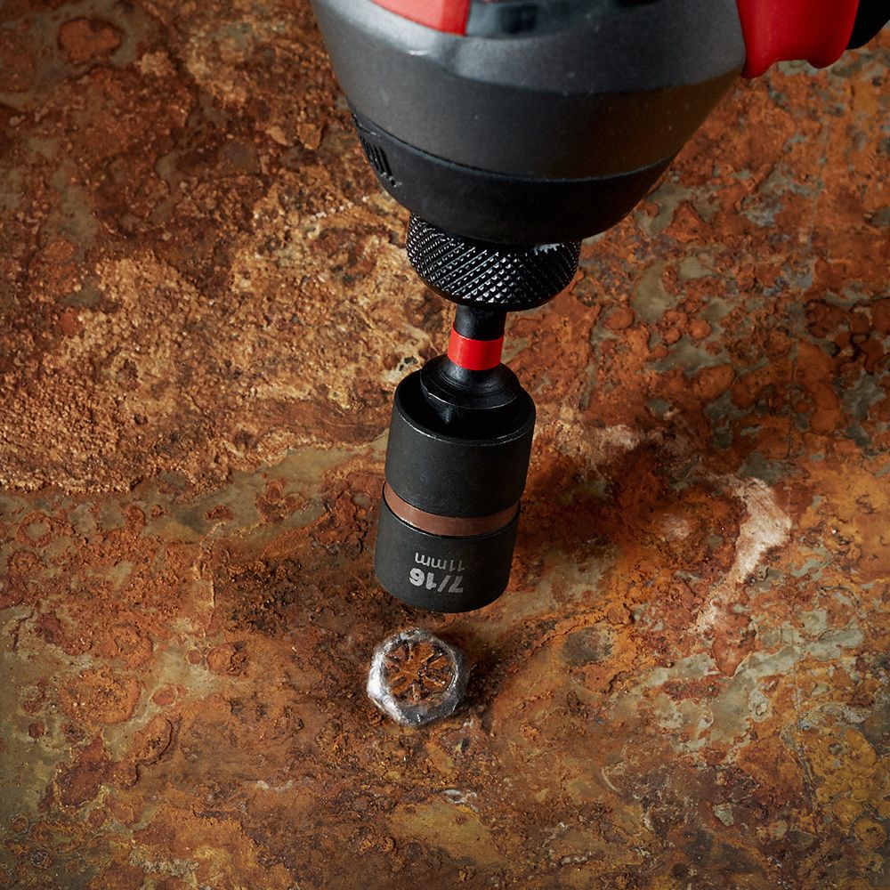 MILWAUKEE Impact Extractor Set: 3/8 in Drive Size, 5 Pieces, 1/4 in to ...