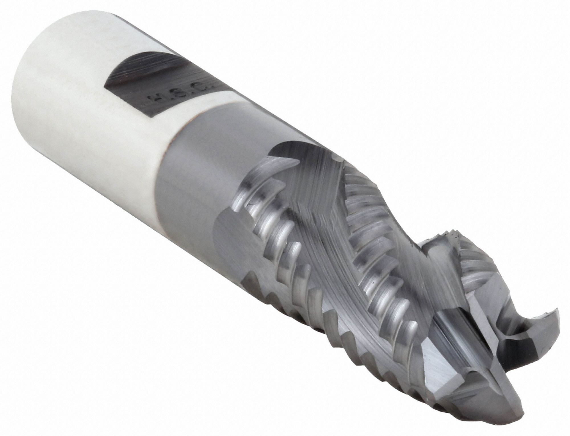 CLEVELAND, Cobalt, TiCN Coated, Roughing End Mill - 437W43|C31305 ...