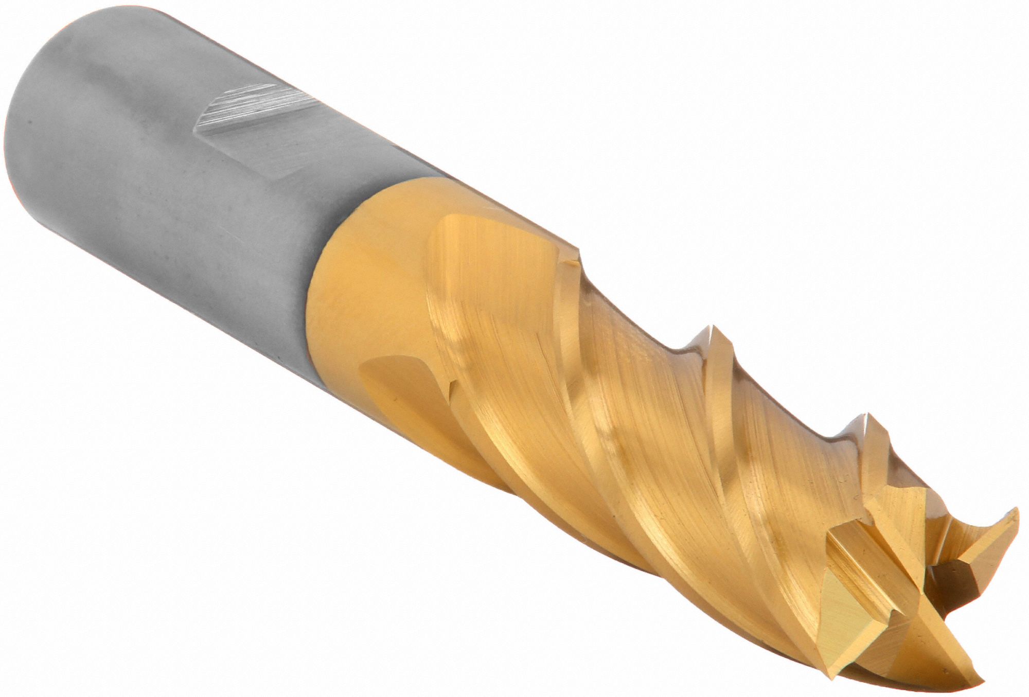 CLEVELAND, Powdered Metal, TiN Coated, Square End Mill - 437X25|C31981 ...