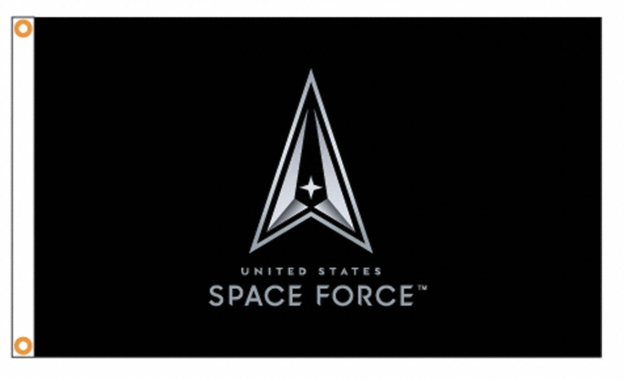 Nylon, Indoor/Outdoor, US Space Force Flag - 841CR3|4387 - Grainger