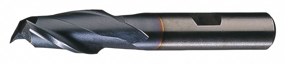 CLEVELAND, HSS, TiCN Coated, Keyway End Mill - 438G03|C38978 - Grainger
