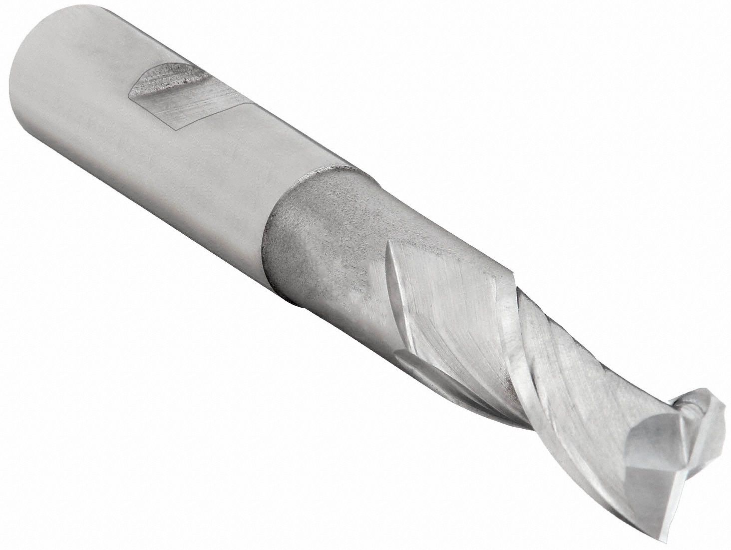 CLEVELAND, High Speed Steel, 2 Flute, Square End Mill - 438N70|C41784 - Grainger