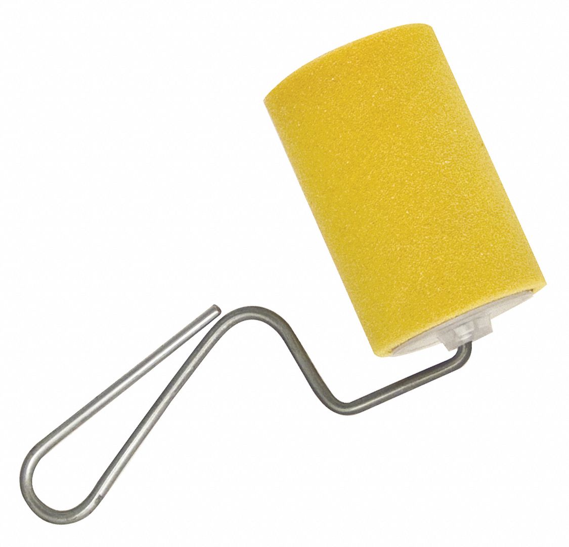 WOOSTER, Pro Tiz 3in Trim Roller Yellow Foam - 43AD87|R039-3 - Grainger