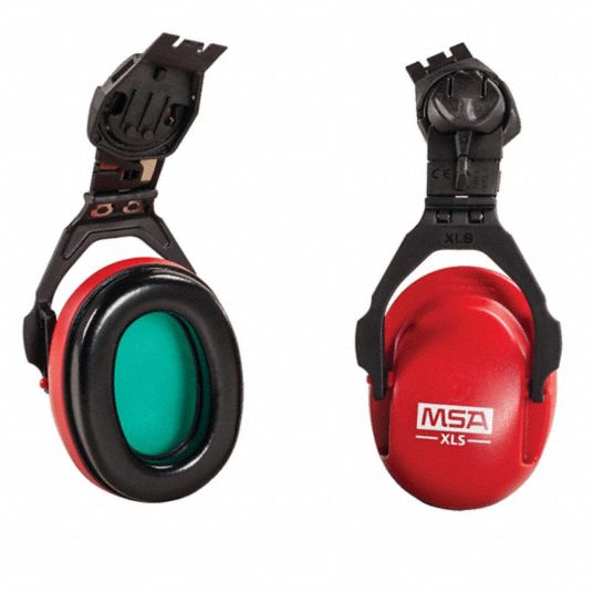 MSA Ear Muffs: Hard Hat-Mounted Earmuff, Passive, 23 dB NRR, Dielectric ...