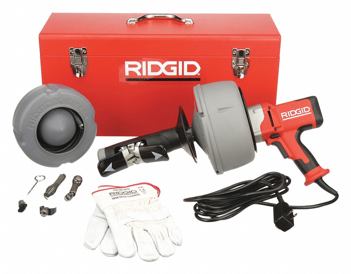RIDGID, Drain Cleaner,120V,Model K-45AF-5 - 43FR90|36003 - Grainger