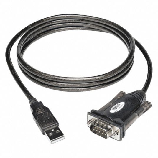 TRIPP LITE, U209-000-R, Serial Adapter Cable,USB,Gray - 43GD20|U209-000 ...