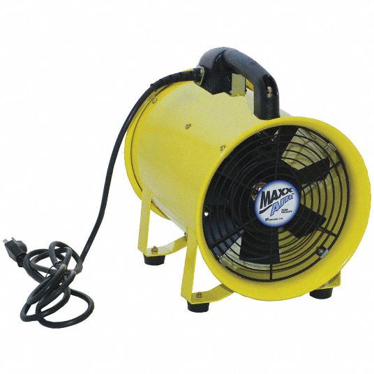 MAXX AIR Cylinder Fan 2000 CFM, 12 in - 43GL21|HVHF 12FAN - Grainger