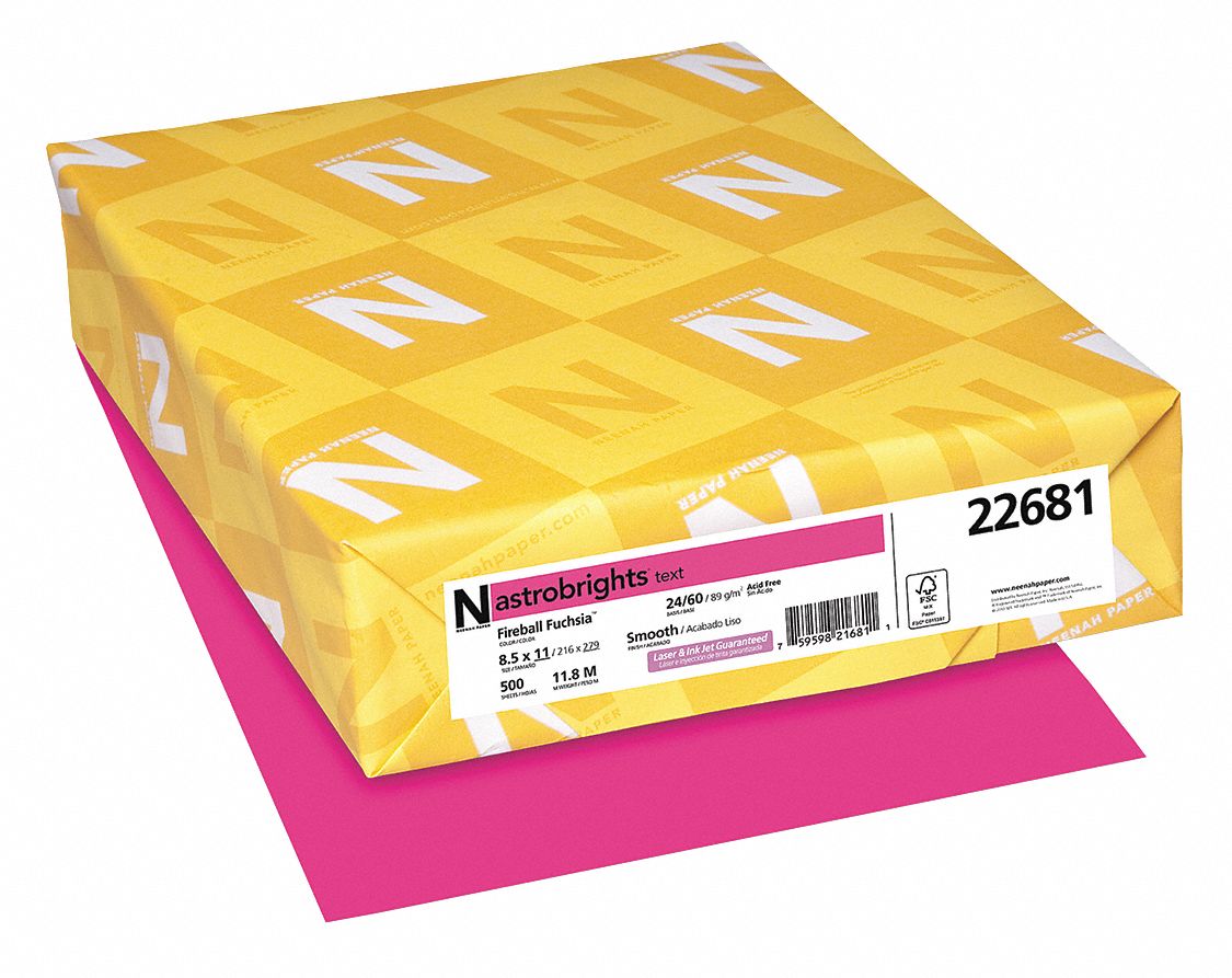 NEENAH PAPER, 500, PK, Color Paper - 43GN28|22681 - Grainger