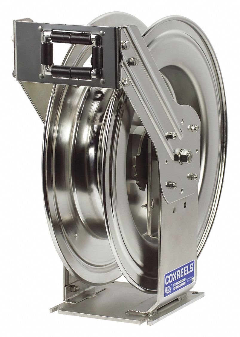 Spring Rewind Less Hose Reel 3/8inx100ft - 43HX25|TMPL-N-3100-SS - Grainger