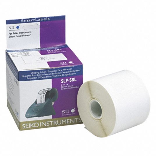SEIKO, Self-Adhesive Shipping Labels,White - 43KJ55|SLP-SRL - Grainger