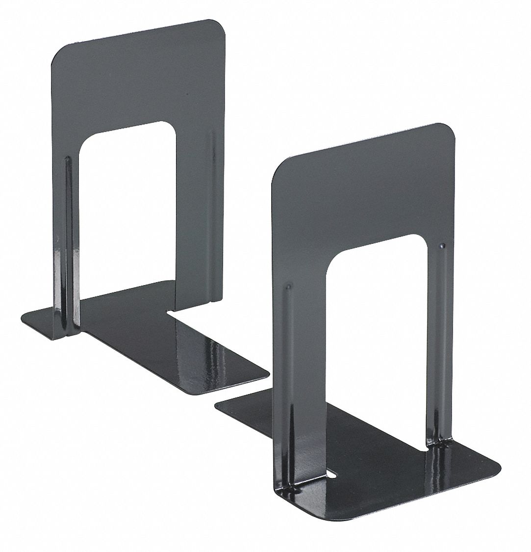 UNIVERSAL, Steel, Black, Bookend - 43KP80|UNV54095 - Grainger