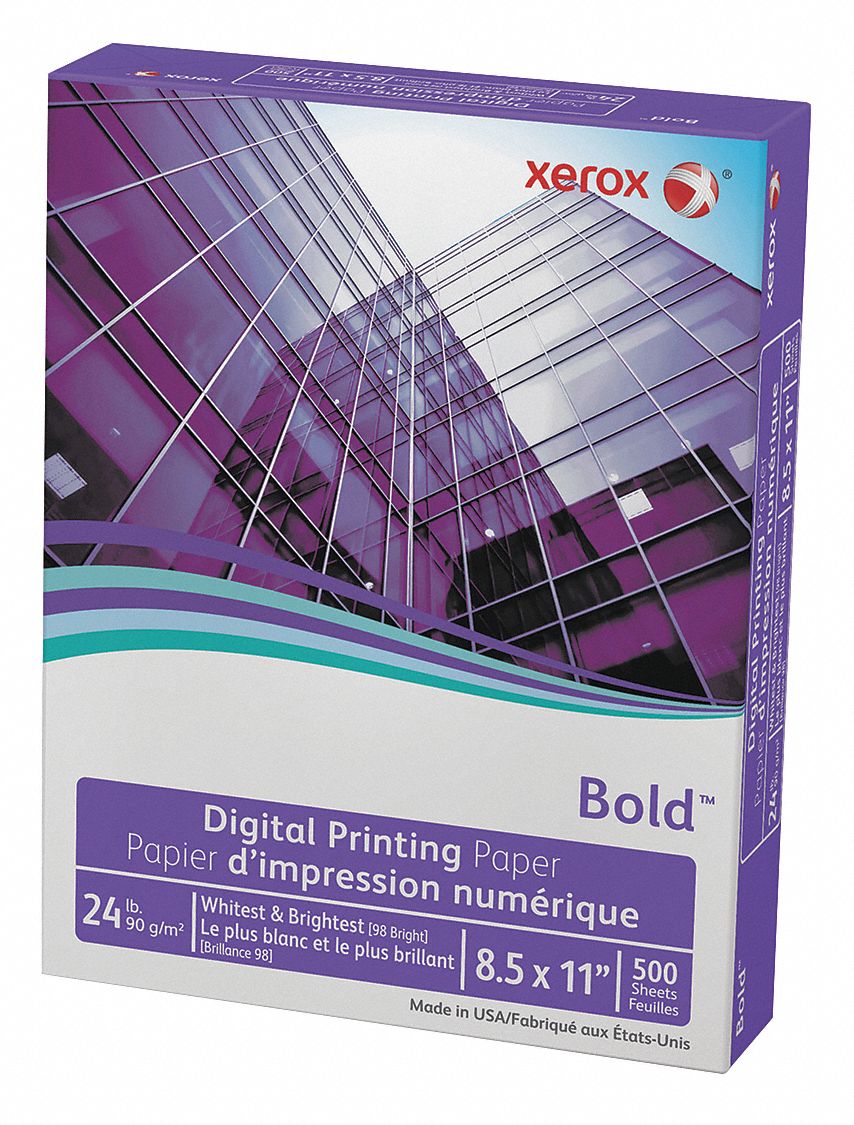 XEROX, Roll Paper Size Name, 24 lb Paper Wt, Copy Paper - 43KZ41 ...