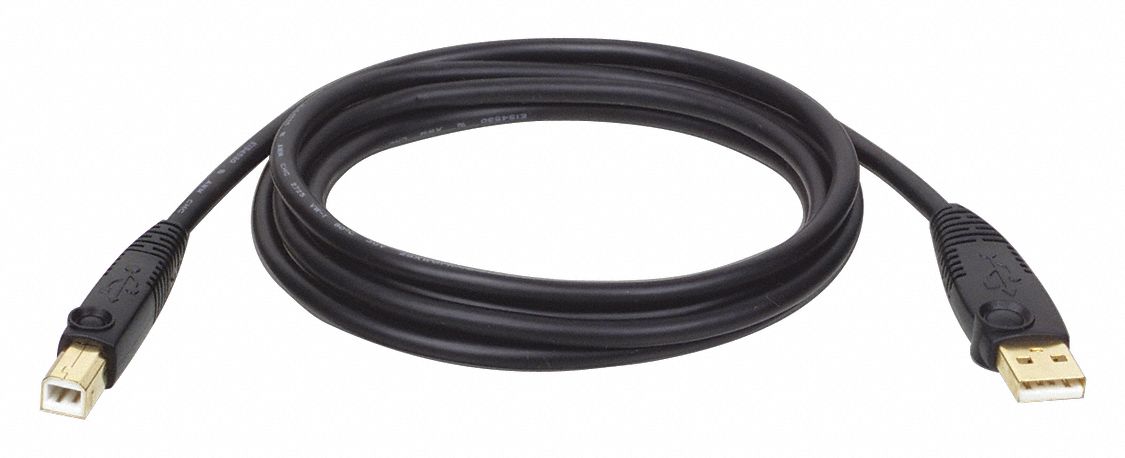 TRIPP LITE, Type A End 1, Type B End 2, USB Cable - 43LH65|U022-010 ...