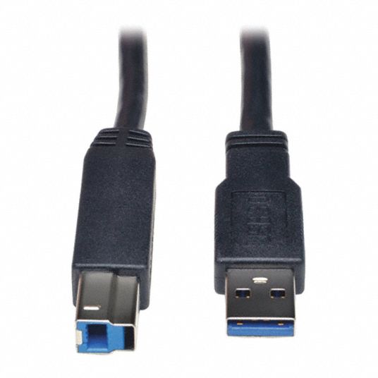 TRIPP LITE, Type A End 1, Type B End 2, USB Cable - 43LJ60|U328-036 ...