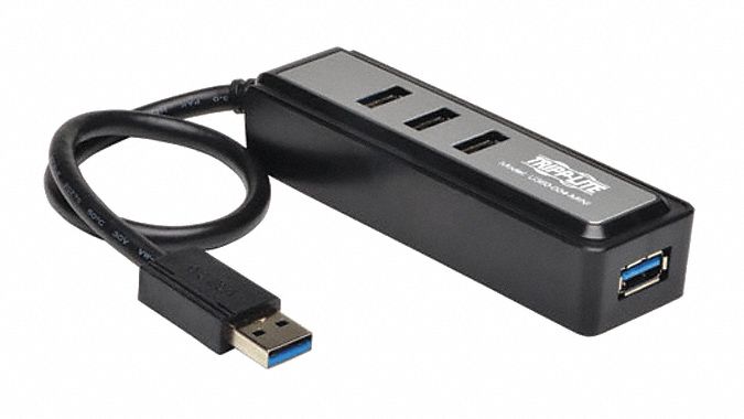 TRIPP LITE, Type A End 1, Type A End 2, USB Cable - 43LJ85|U360-004 ...