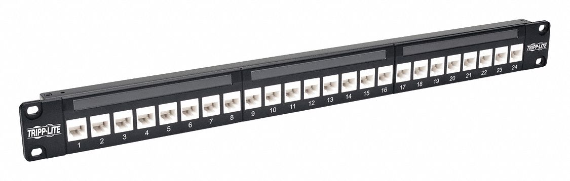 TRIPP LITE PATCH PANEL CAT6A FEEDTHROUGH 6A 24PORT - Voice & Data Patch ...