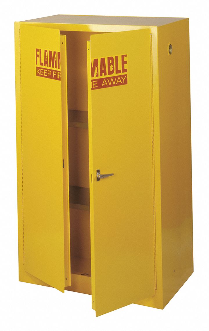 Std, 60 gal, Flammables Safety Cabinet - 43NF92|SC600F - Grainger