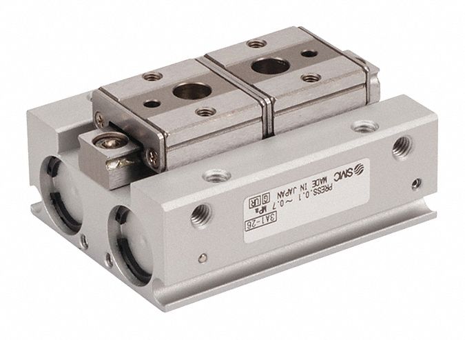 24 mm Stroke Lg, 15 psi to 101 psi, Medium Stroke Gripper - 43NK26|MHF2-12D1 - Grainger