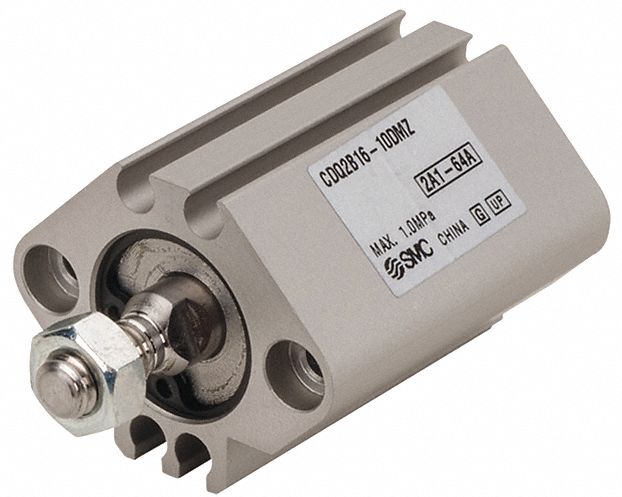 SMC, 16 mm Bore Dia, 10 mm Stroke Lg, Compact Cylinder - 43NH26|CDQ2B16-10DMZ - Grainger