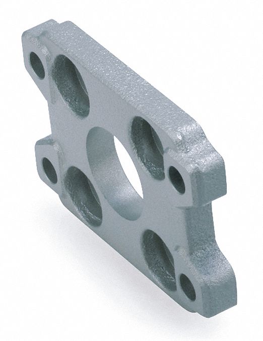 SMC, Flange, Fits 63 mm Bore Dia, Flange Bracket - 43NJ27|CA2-F06 ...