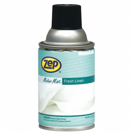 ZEP Air Freshener Refill: Meter Mist™, 6.5 oz Container Size, 30 day ...