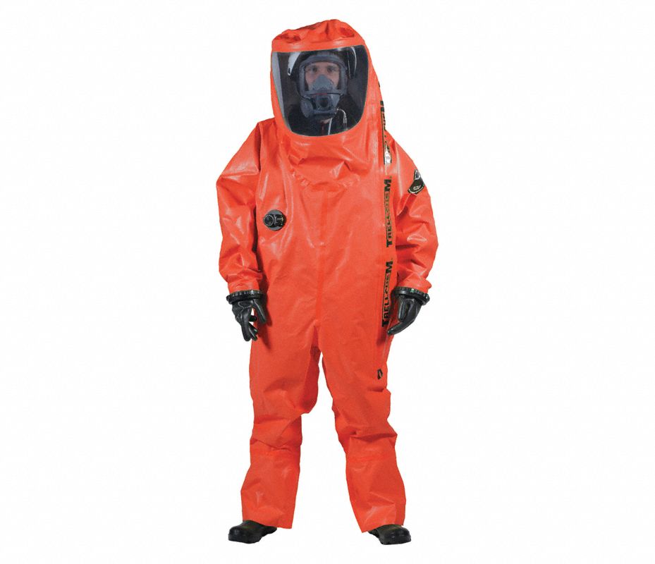 ALPHATEC Traje Encapsulado, talla XG, Color Naranja, Nivel A, Material ...