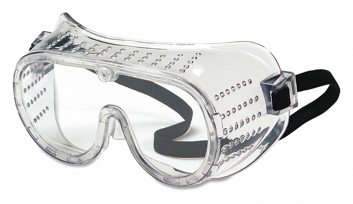 CREWS, Goggles,Safety,w/Elastic Strap,Clear - 43PF47|2220 - Grainger