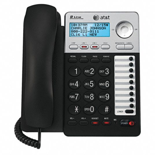 AT&T, ML17929, ML17929 Two-Line Corded Speakerphone - 43RN68|ML17929 ...