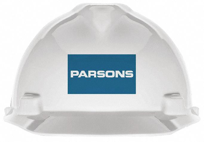 V-Gard Cap White 2 Logos,Parsons - Grainger