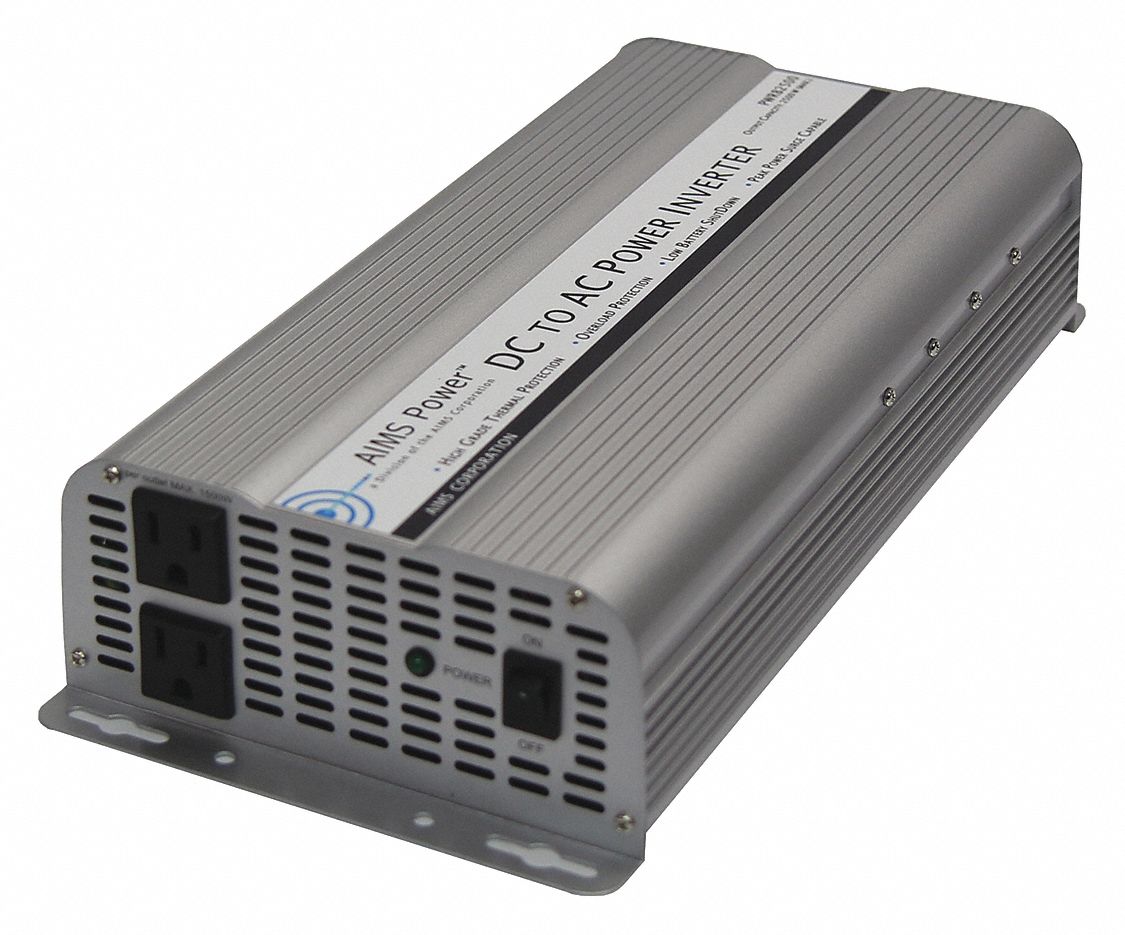 Simple Power Inverter,2500W,12V - Grainger