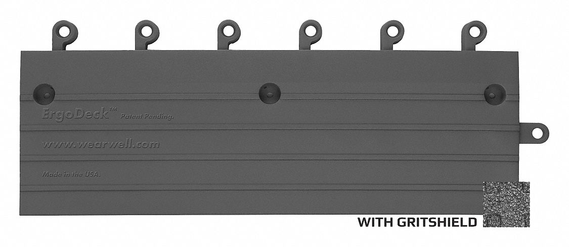 Ramp Edge, 6 in x 18 in, Ramp Edge - 43UN98|561.78X6X18BK - Grainger