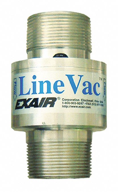 EXAIR, Threaded Line Vac,Aluminum,3/4" - 43VX44|140075 - Grainger