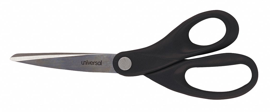 UNIVERSAL, Scissors,8",Straight,Stainless Steel - 43WA95|UNV92009 ...