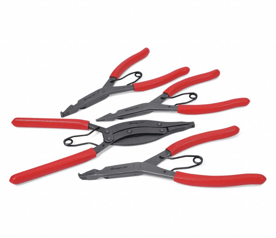 SNAP ON Juego de Pinzas 4 pinzas Rojo - Juegos de Pinzas para Anillos ...