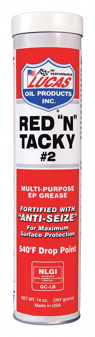 LUCAS Red-N-Tacky Grease 14.5 oz. - 43WN58|10005 - Grainger
